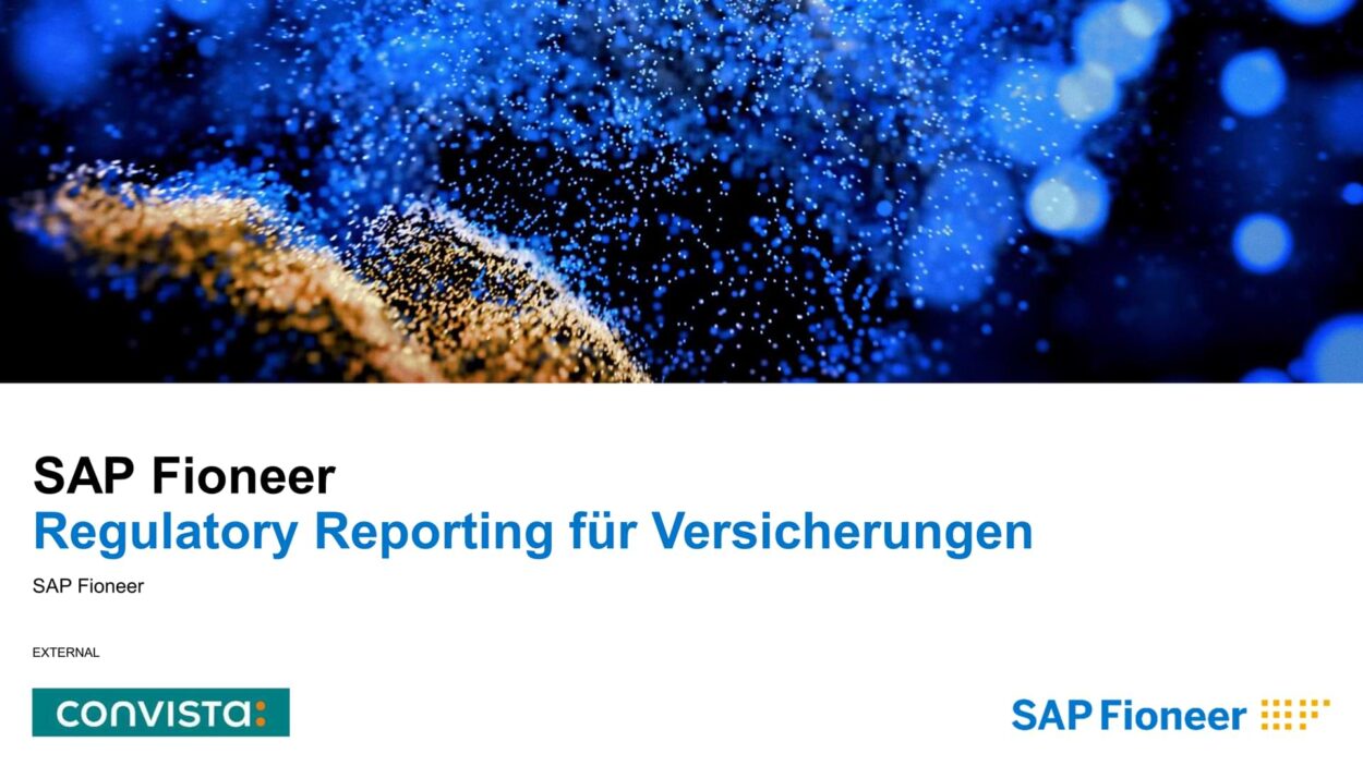 SAP Fioneer Regulatory Reporting für Versicherungen: Video