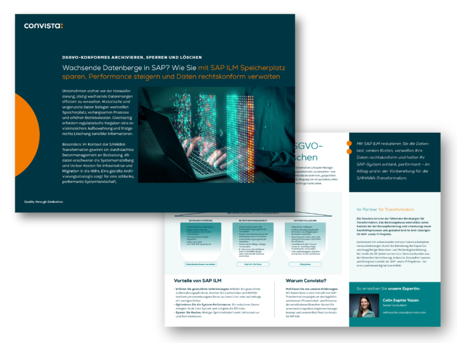 SAP Information Lifecycle Management (SAP ILM) - Convista