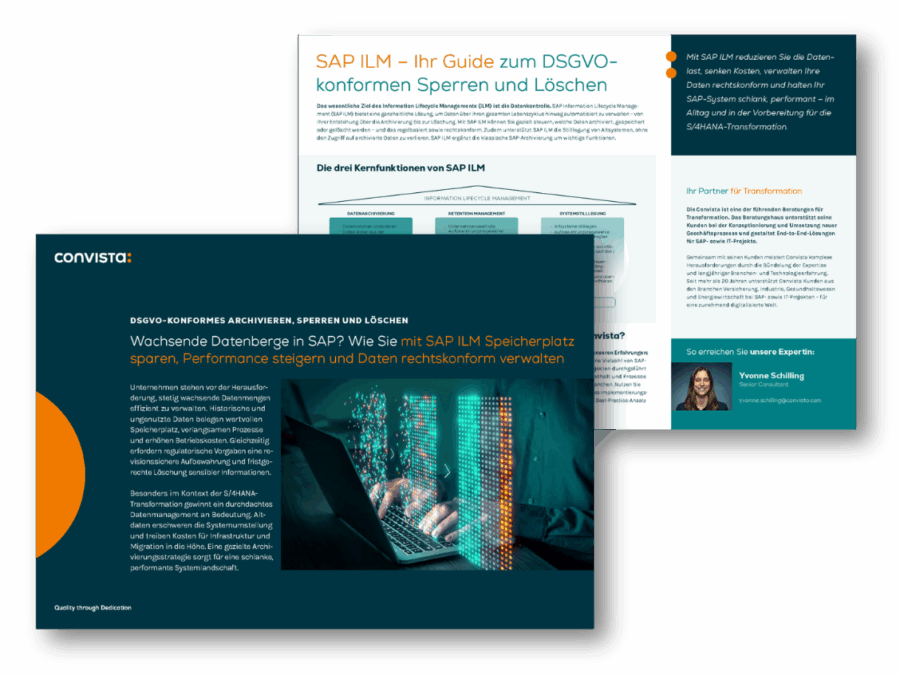 SAP Information Lifecycle Management (SAP ILM) - Convista